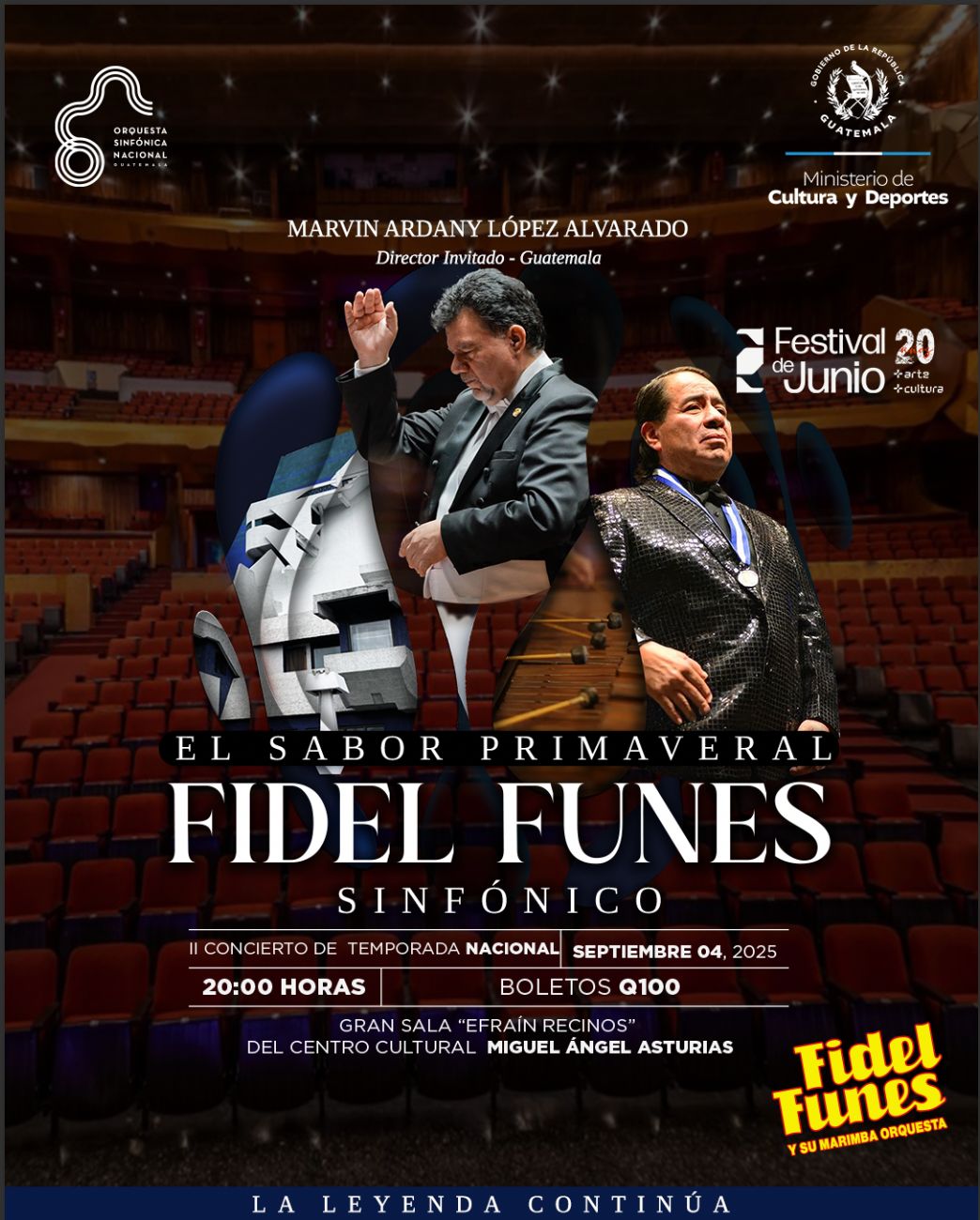 Orquesta Sinfónica Nacional rendirá homenaje a Fidel Funes con un ...